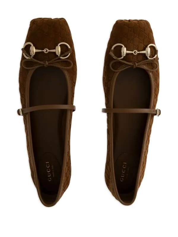 Gucci Horsebit Ballet Flats - Multicolor