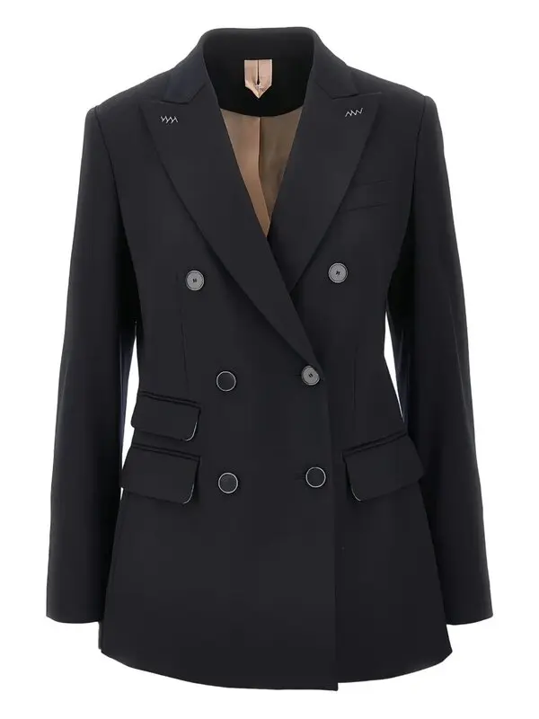 Max Mara Double-breasted Jacket - Multicolor