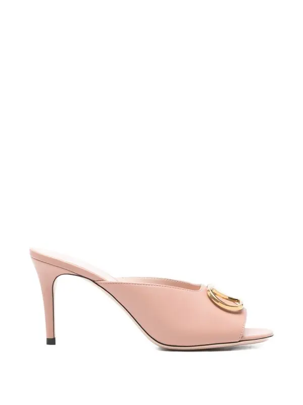 Valentino Garavani Vlogo Signature Leather Mules - Multicolor