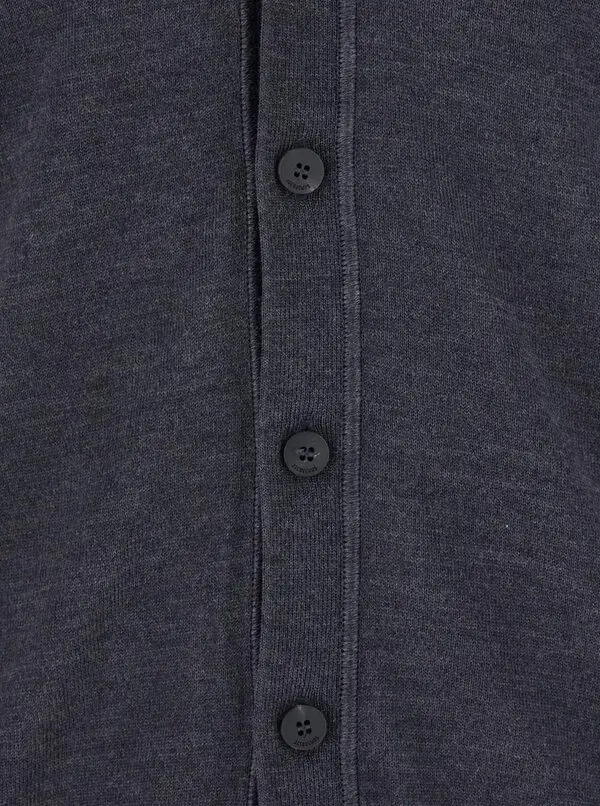 Jacquemus Cotton V-neck Cardigan With Back Logo