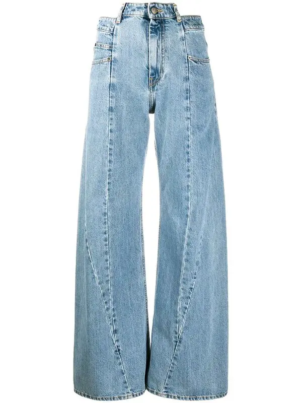 MAISON MARGIELA Décortiqué Wide Leg Jeans