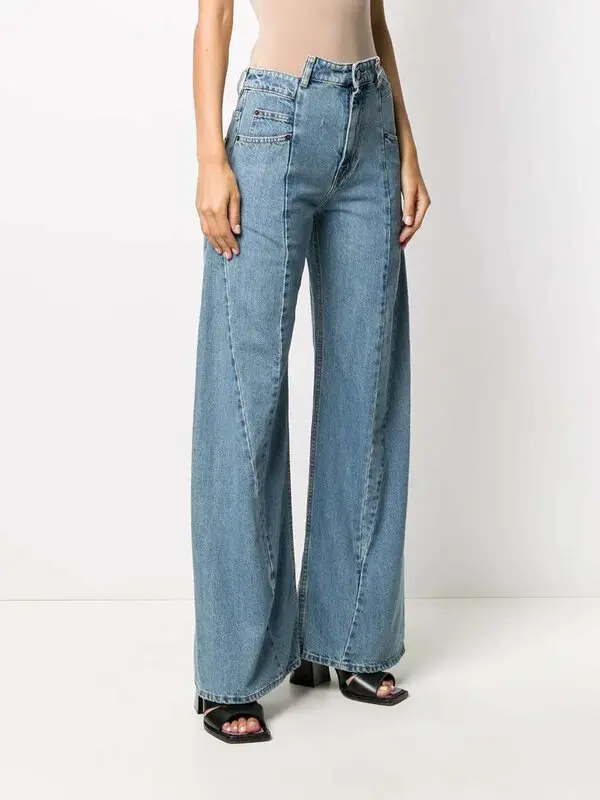 MAISON MARGIELA Décortiqué Wide Leg Jeans