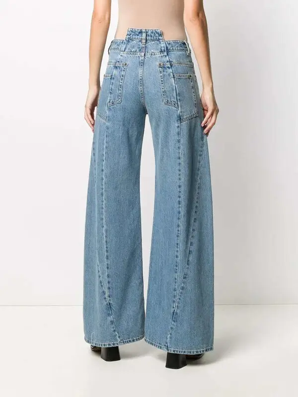 MAISON MARGIELA Décortiqué Wide Leg Jeans