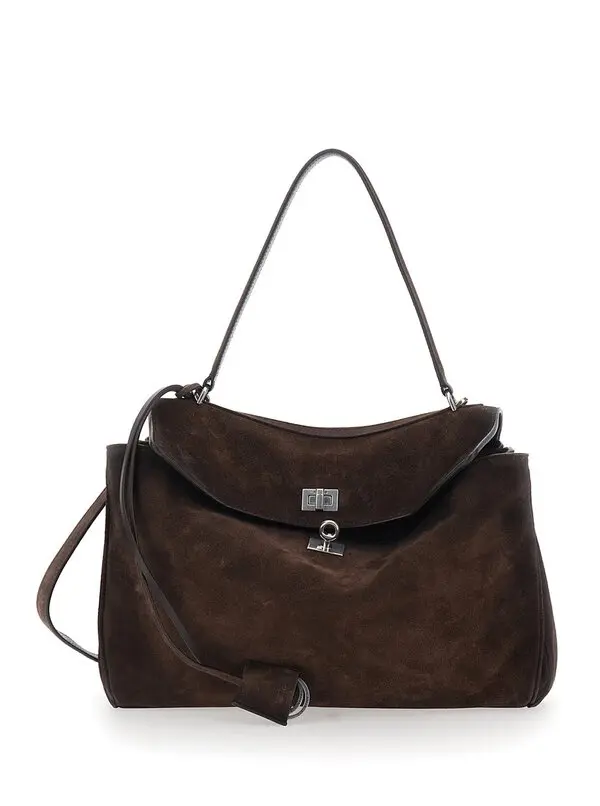 Balenciaga Rodeo Media Shoulder Bag - Brown