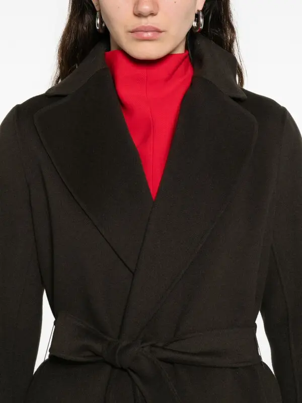 Max Mara Wool Long Coat - Multicolor