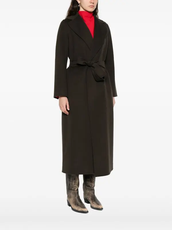 Max Mara Wool Long Coat - Multicolor