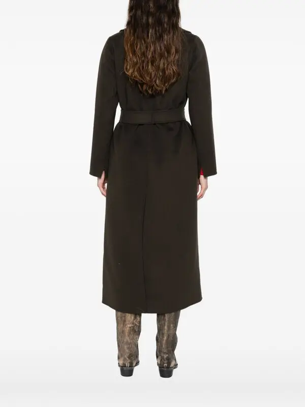 Max Mara Wool Long Coat - Multicolor