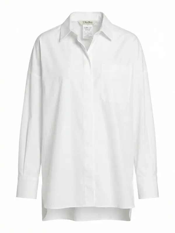 Max Mara Cotton Shirt With Classic Collar