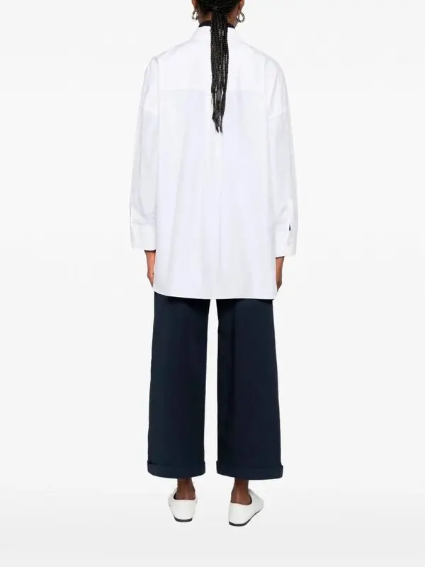 Max Mara Cotton Shirt With Classic Collar
