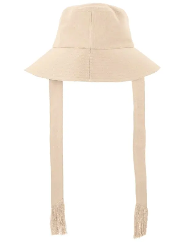 Isabel Marant Étoile Bucket Hat With Fringe - Cream