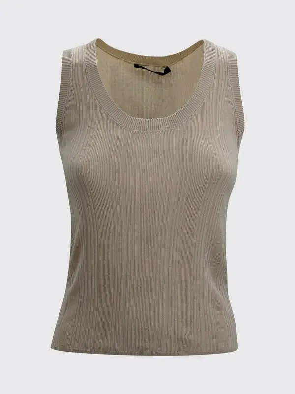 Max Mara Ribbed Knit Tank Top