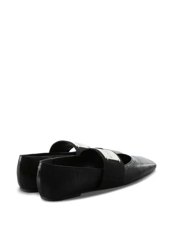 Givenchy Ballet Flats With Elastic Strap - Black
