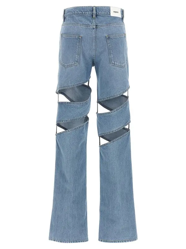 Coperni Spiral Cut-out Jeans