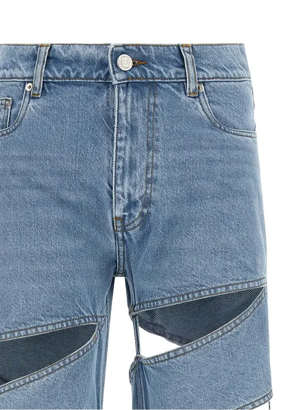 Coperni Spiral Cut-out Jeans