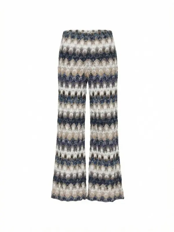 Missoni Patterned Viscose Wide-leg Pants - Multicolor