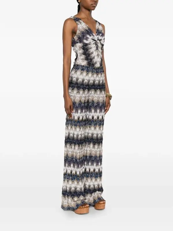 Missoni Patterned Viscose Wide-leg Pants - Multicolor