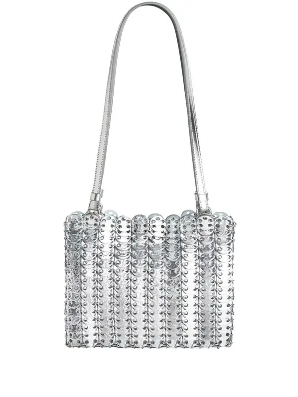 Rabanne Metallic Shoulder Bag - Silver