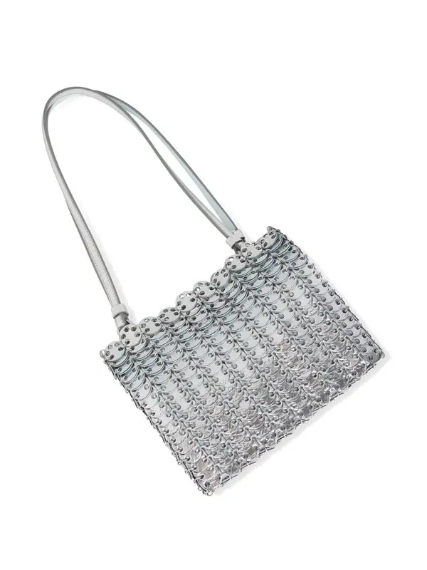 Rabanne Metallic Shoulder Bag - Silver
