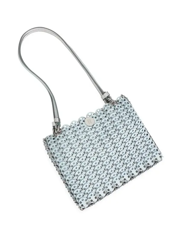Rabanne Metallic Shoulder Bag - Silver