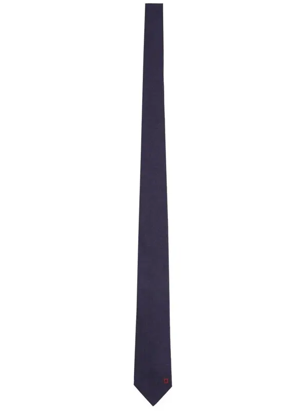 FERRAGAMO Cravat In Silk - Blue