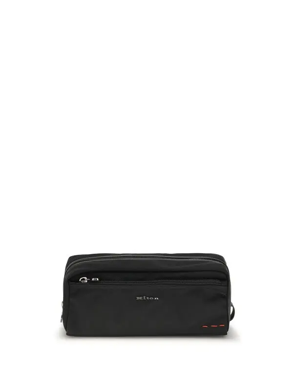 Kiton Nylon Beauty Case - Black