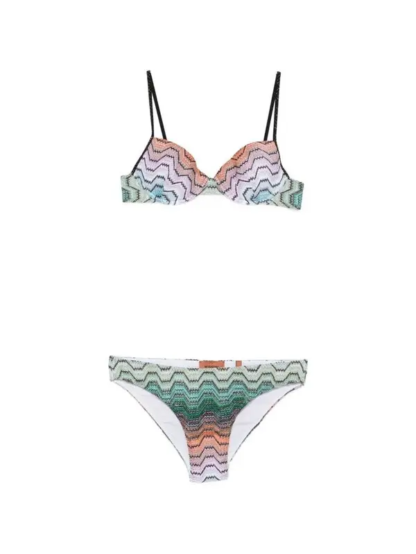Missoni Zig Zag Knit Bikini - Multicolor