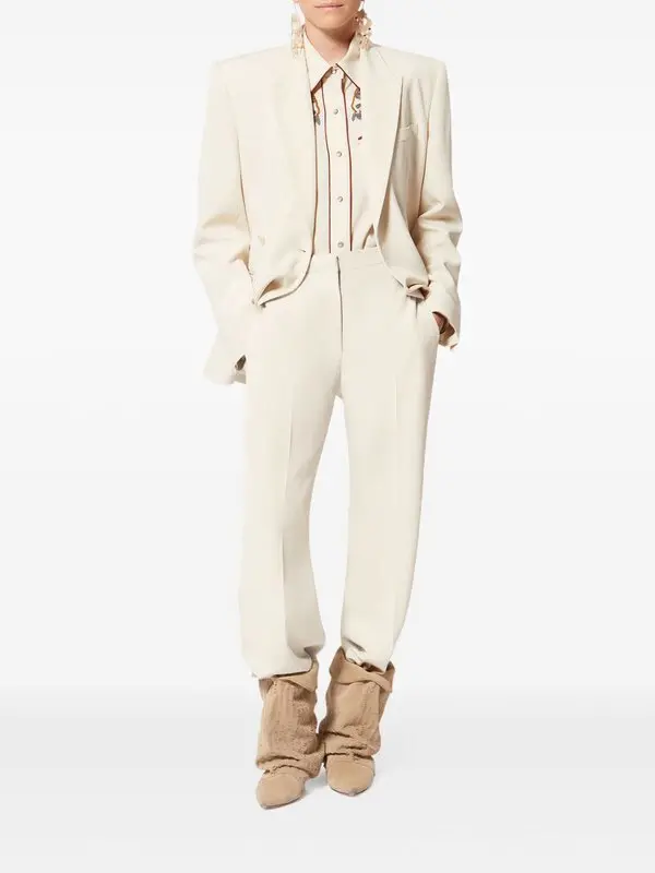Isabel Marant Étoile Noanda Silk Blend Trousers - Multicolor