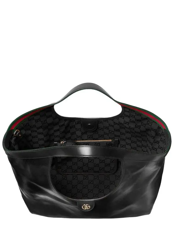 Gucci Lily Large Shopping Bag - Black