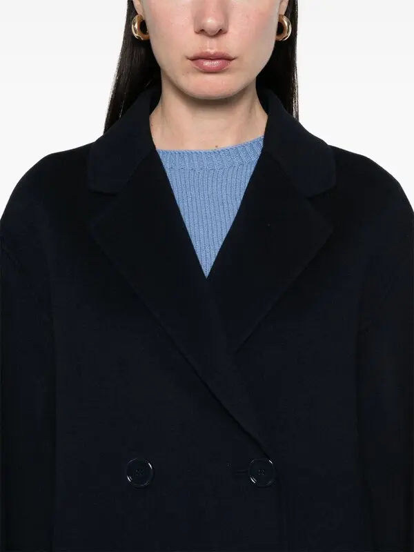 Max Mara Wool Long Coat - Multicolor