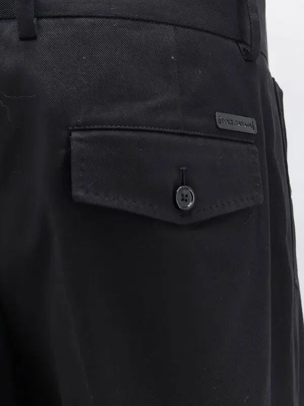 Dolce & Gabbana Tailored Cotton Trousers
