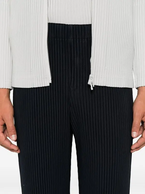 Issey Miyake Homme Plissé Pleated Trousers - Blue