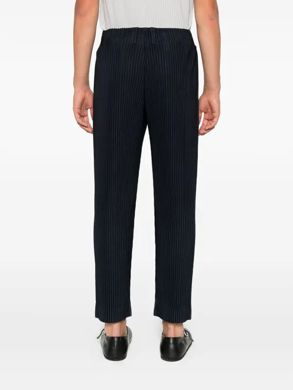 Issey Miyake Homme Plissé Pleated Trousers - Blue