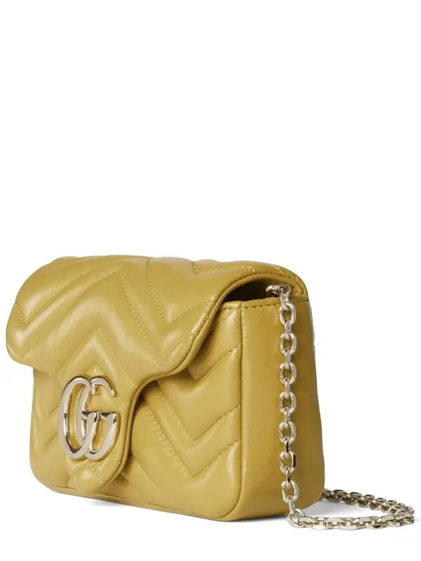 Gucci Gg Marmont Mini Bag - Yellow