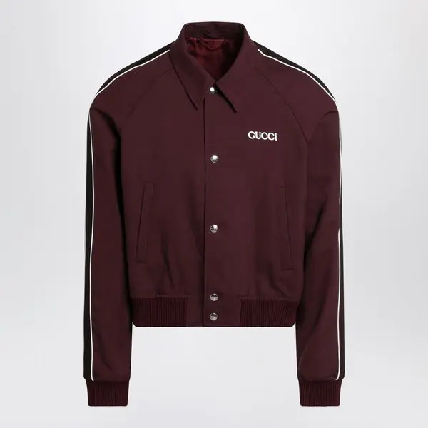 Gucci Wool Blend Bomber Jacket