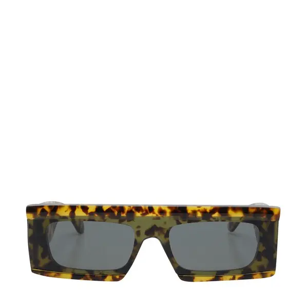 Alaïa Mask Sunglasses - Yellow