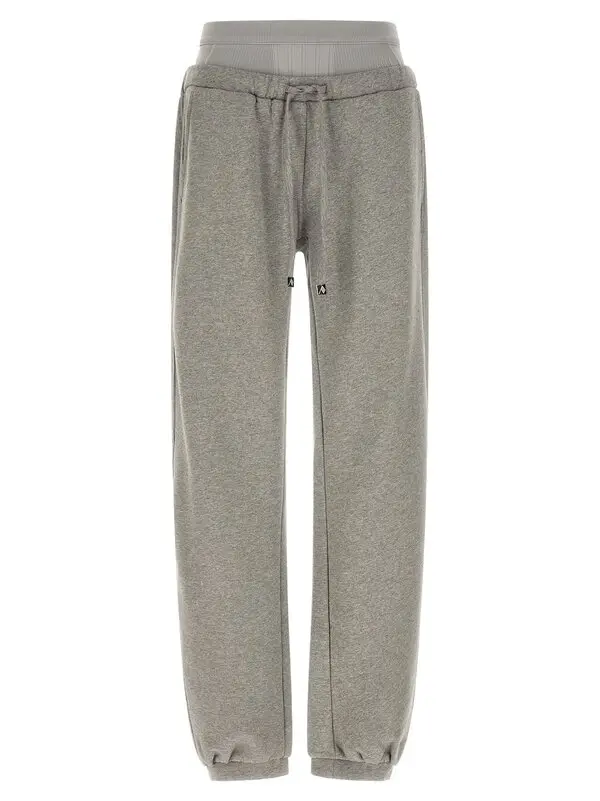 Attico American Fleece Joggers - Gray