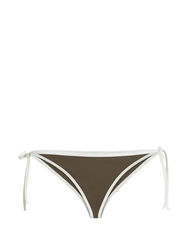 Brunello Cucinelli Military Green Triangle Bikini Bottom - Multicolor