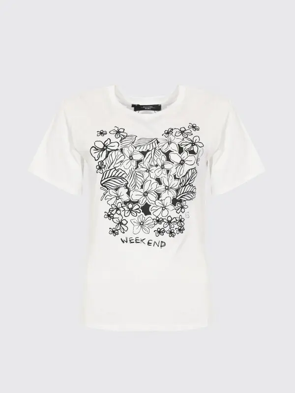 Max Mara Floral Print T-shirt - Multicolor