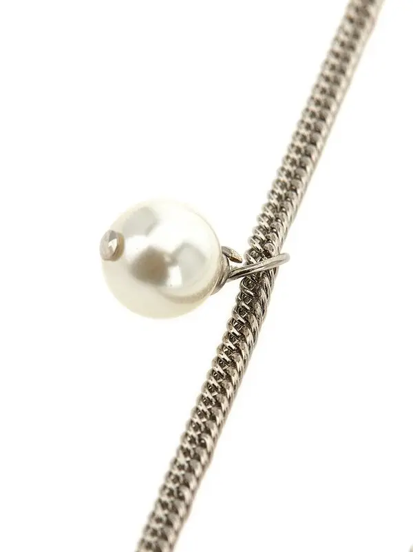 JIL SANDER 601 Chain Necklace With Pearl And Pendant