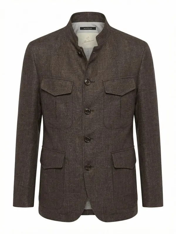 MONTECORE Wool Stand Collar Jacket