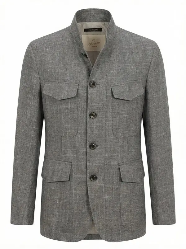 MONTECORE Wool Jacket Made In Italy