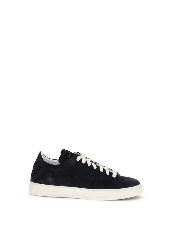 Kiton Suede Lace-up Sneakers