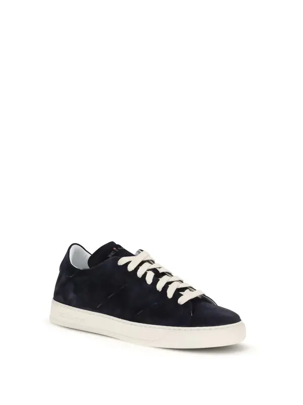 Kiton Suede Lace-up Sneakers