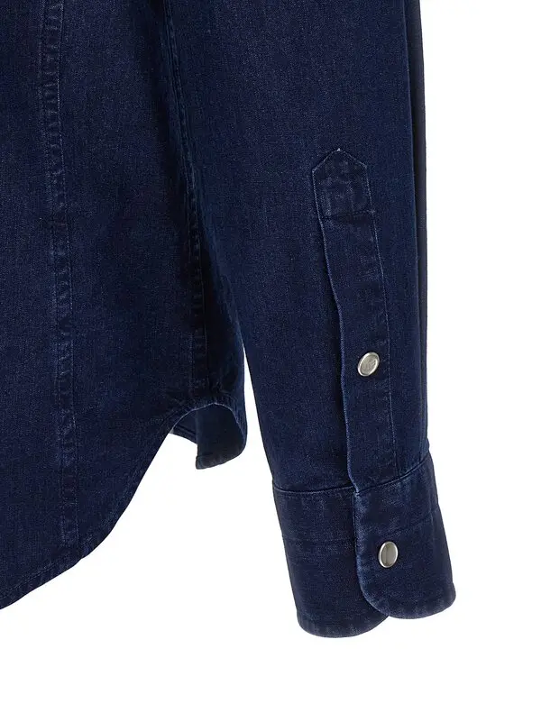 TOM FORD Western' Shirt - Blue