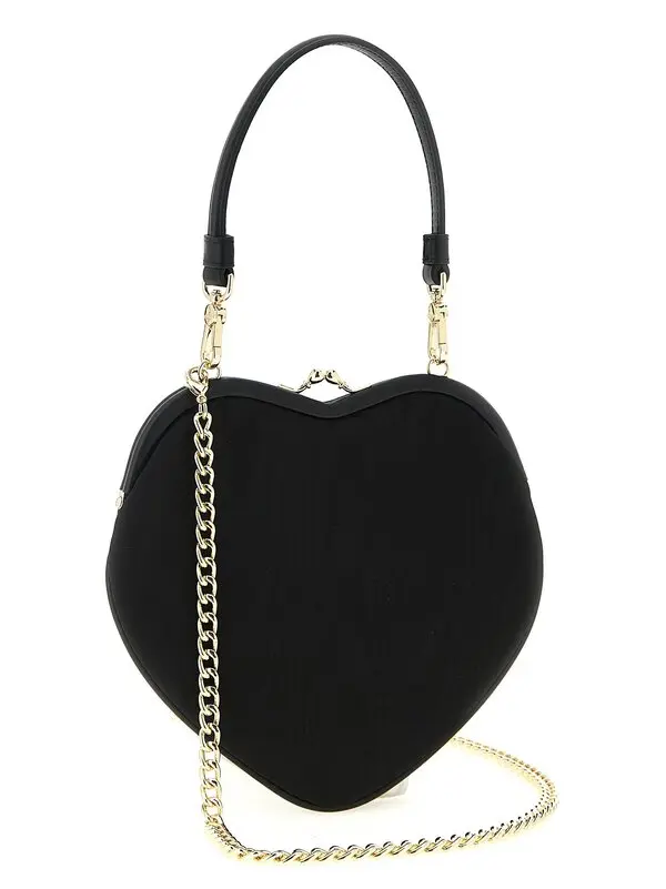 VIVIENNE WESTWOOD Belle Heart Frame Purse - Black