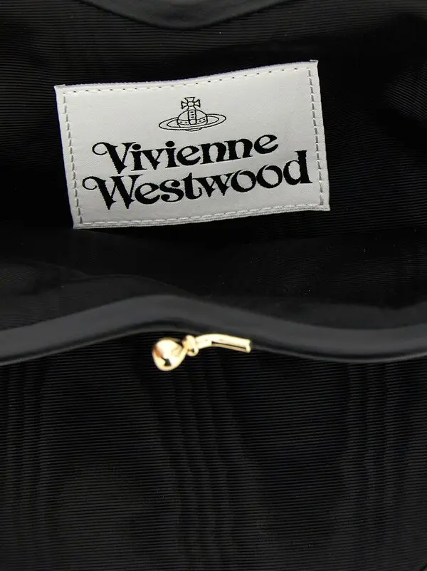 VIVIENNE WESTWOOD Belle Heart Frame Purse - Black