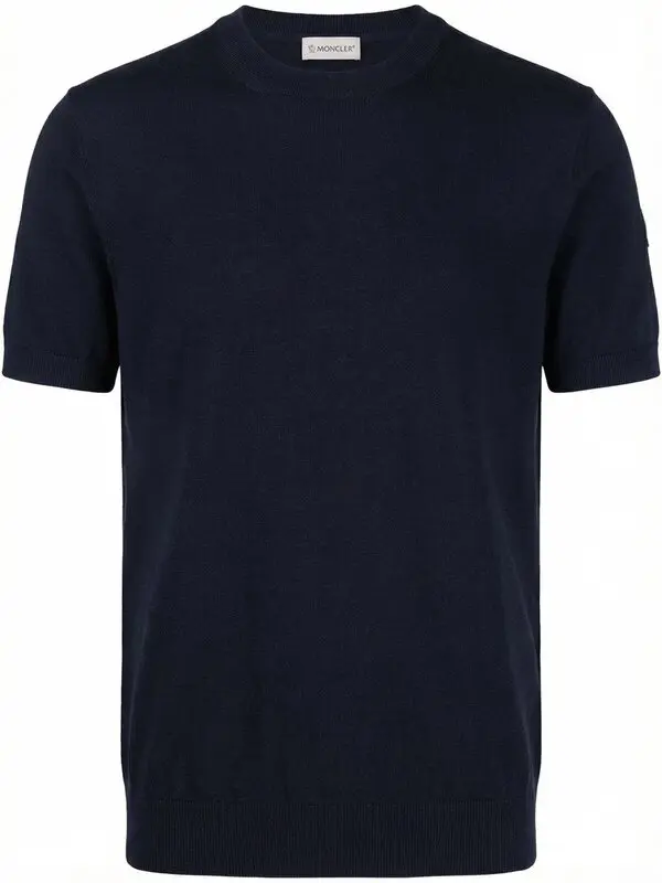 Moncler Crew-neck Silk Sweater