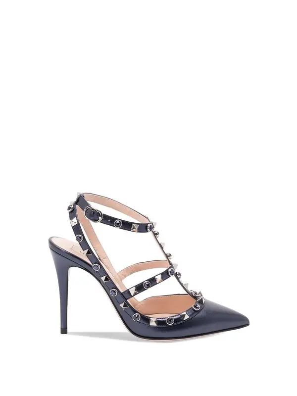 Valentino Garavani Rockstud Ankle Strap Pumps - Multicolor