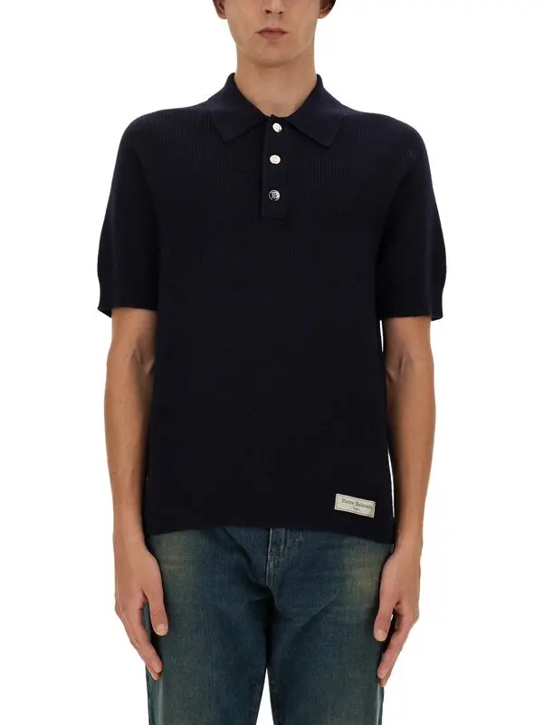 Balmain Merino Wool Polo Shirt