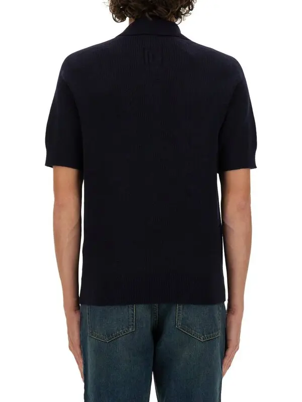Balmain Merino Wool Polo Shirt